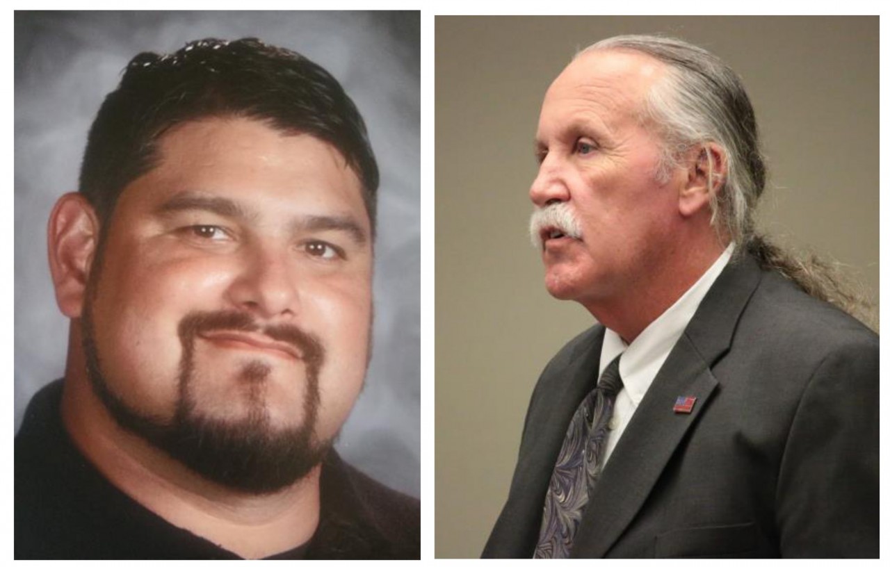 Los candidatos del Distrito 4 del Consejo, Tim Burns y Roy Sims ...