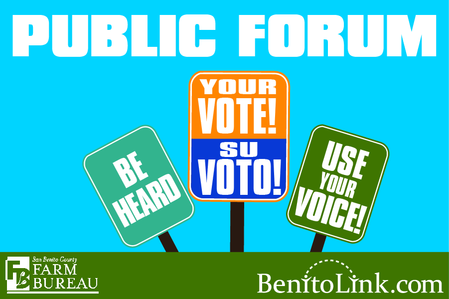 BenitoLink and Farm Bureau to Host Public Election Forums | BenitoLink
