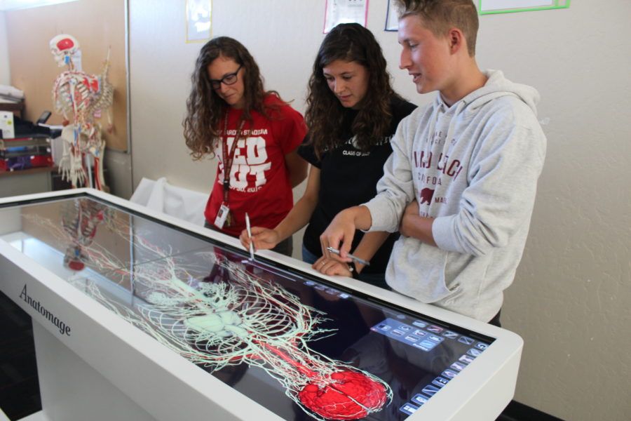 SBHS students work with virtual dissection table | BenitoLink
