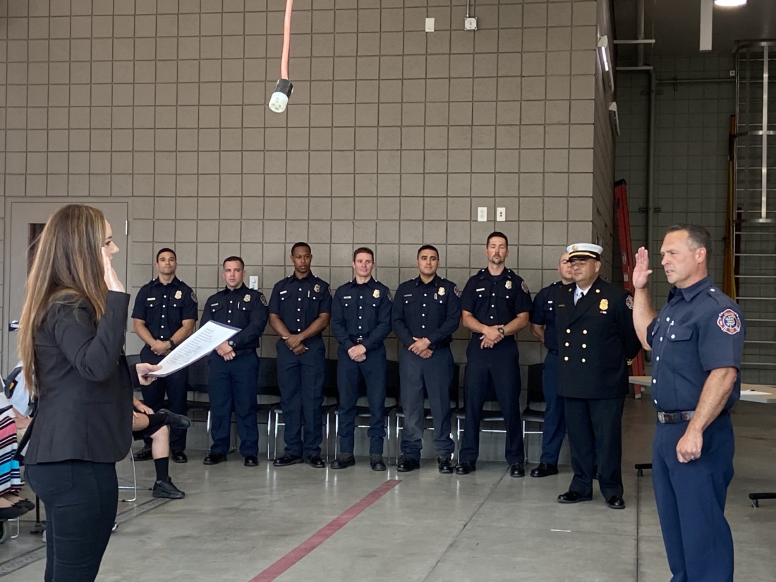 Hollister Fire swears in 3 new firefighters | BenitoLink