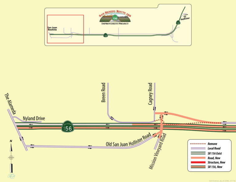 Highway 156 widening project. Image courtesy of Caltrans.