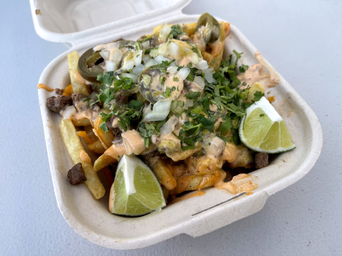 Salsa Fries. Photo by Robert Eliason.