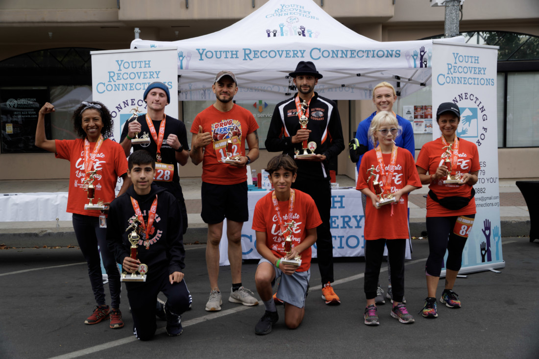 32nd Annual Red Ribbon 3K & 5K Run winners. Photo by Adam Bell