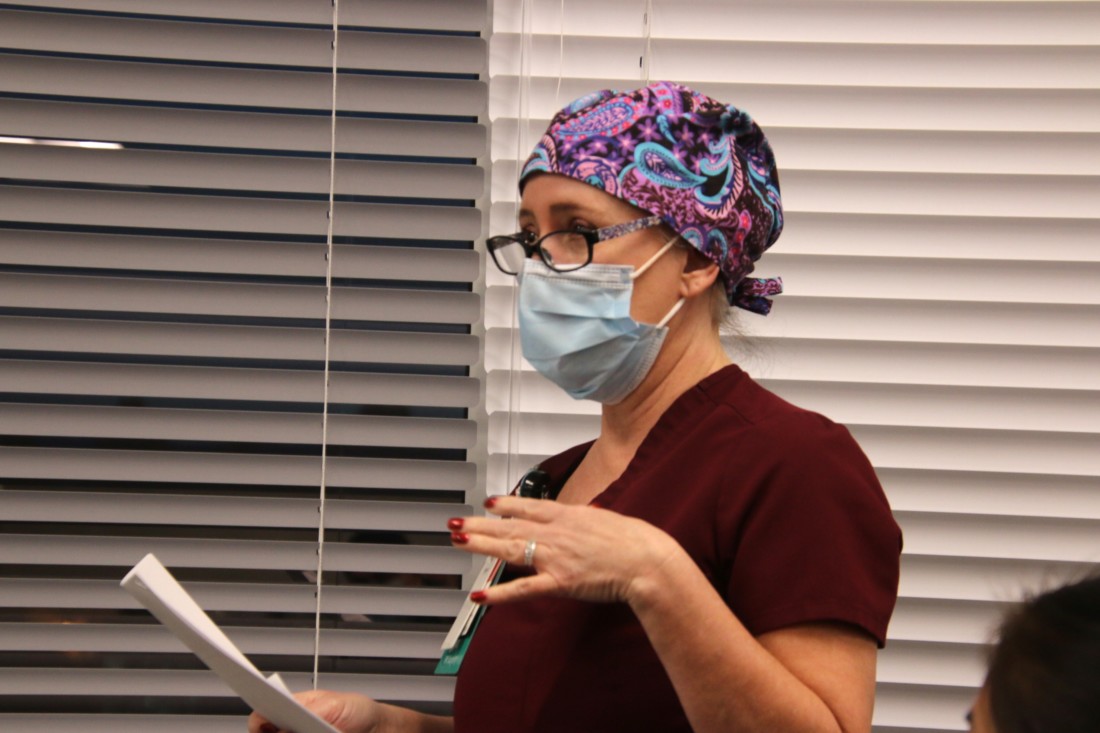 Sally Melendez, RN, said there has been a huge black hole in reimbursements for 10 years. Photo ...