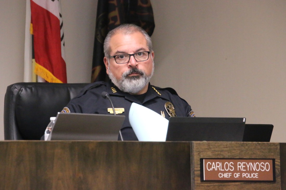 Hollister Police Chief Carlos Reynoso looked into the ShotSpotter ...