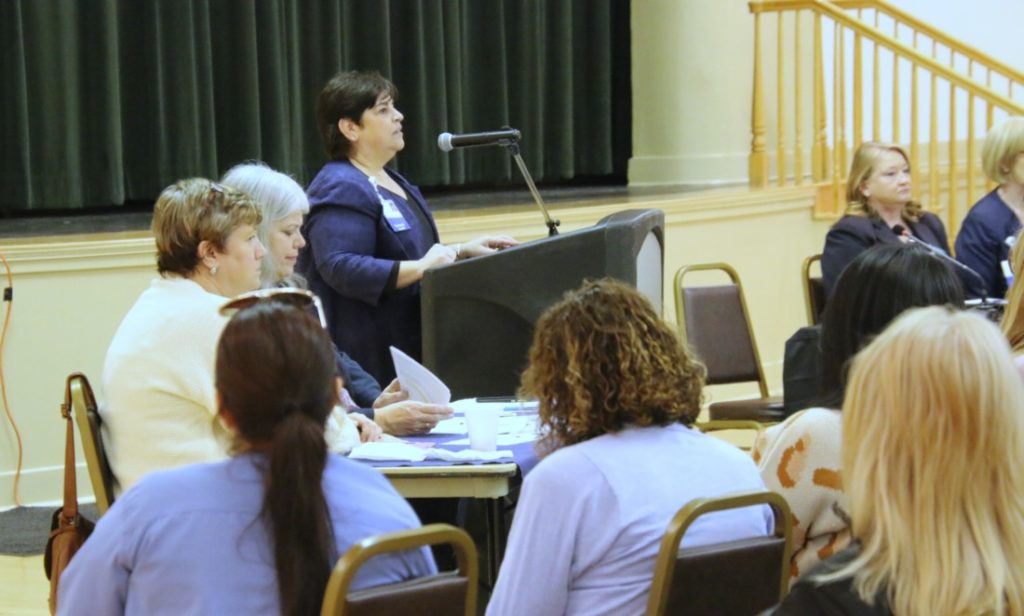 Hazel Hawkins Memorial Hospital interim CEO Mary Casillas told the audience that all options ...