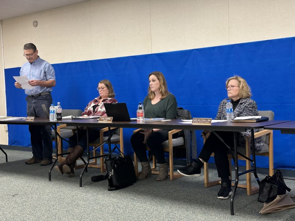 From left: ASJUSD trustees Dan Kerbs, Kristen Schaefer and Casey Powers ...